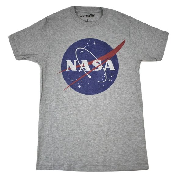 Welovefine | Shirts | Welovefine Mens Nasa Space Logo Heather Gray ...